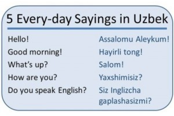 uzbekistan language