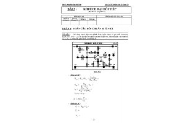 điện tử tương tự