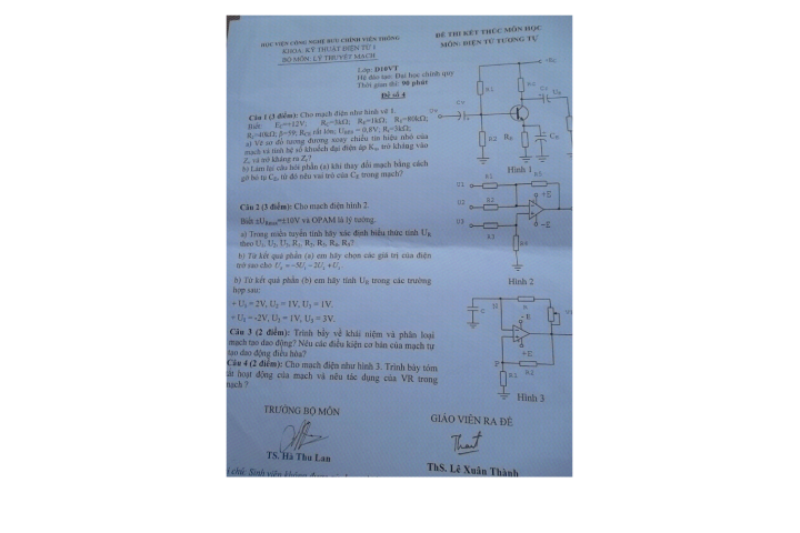 điện tử tương tự