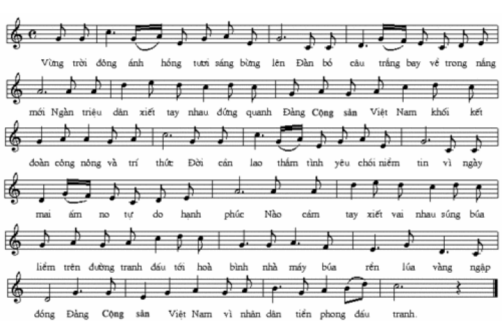 nhạc quốc tế ca việt nam